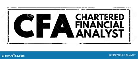 Cfa Chartered Financial Analyst Program Is A Postgraduate Professional Certification Acronym