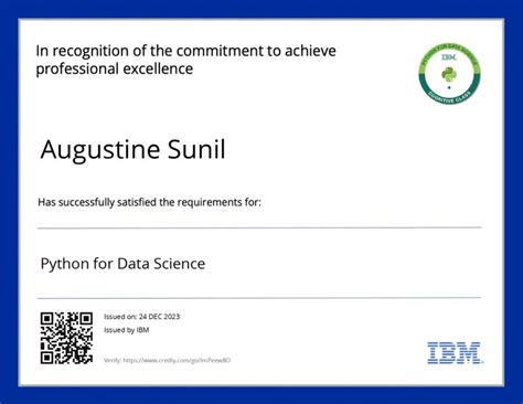 augustine sunil on linkedin python datascience ibmcertified