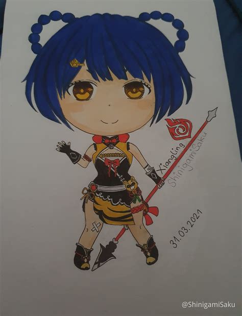 Chibi Xiangling Genshin Impact Hoyolab