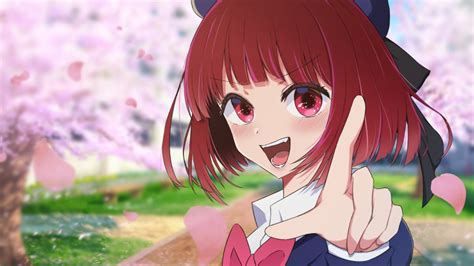 Safebooru 1girl Arima Kana Blue Headwear Blue Jacket Happy Hat Hat