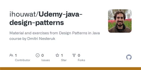 GitHub Ihouwat Udemy Java Design Patterns Material And Exercises From Design Patterns In Java