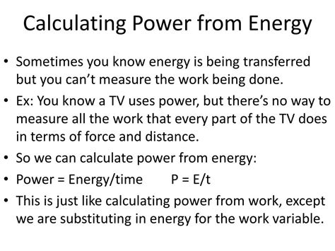 PPT Work Energy And Power PowerPoint Presentation Free Download ID 2709769
