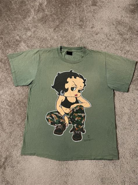 Vintage Mens Unisex 1997 Betty Boop Girls Rule T Shir Gem