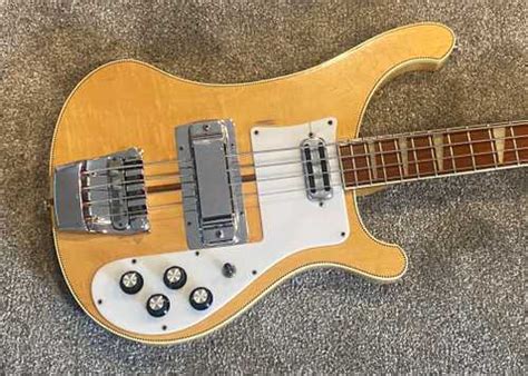 1973 Rickenbacker 4001 Bass Checked Binding Toaster Mapleglo Guitars