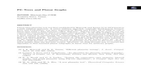 Pdf Pc Trees And Planar Graphs Dokumen Tips