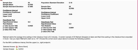 Solved Sample Size Sample Mean Sample Standard Deviation Chegg