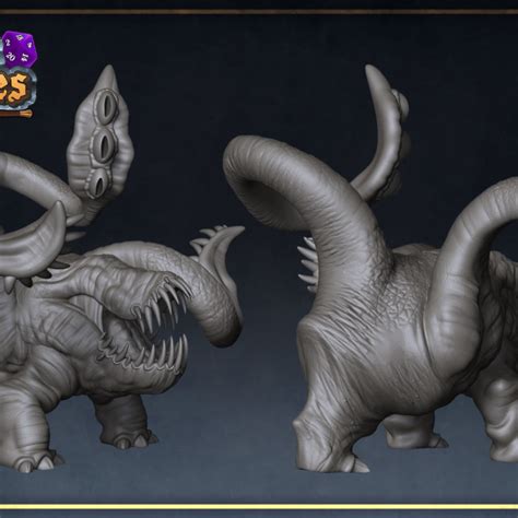 3d Printable Otyugh By Jacob Olsson Roleplaying And Miniatures