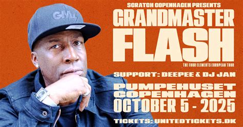 Grandmaster Flash Usa Support Deepee And Dj Jan Pumpehuset