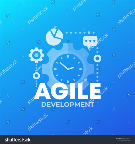 Agile Software Development Process Vector Stock Vector Royalty Free Shutterstock