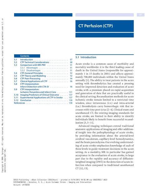 Pdf Ct Perfusion Ctp Copyright © 2006 Springer All Ctppdf