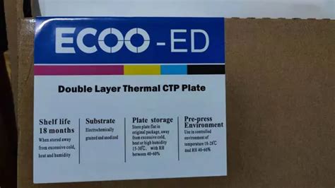 Positive Durable Double Layer Offset Printing Thermal Ctp Plate Ctp