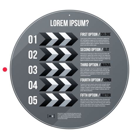 Infografik Template Design Kostenlose Vektor