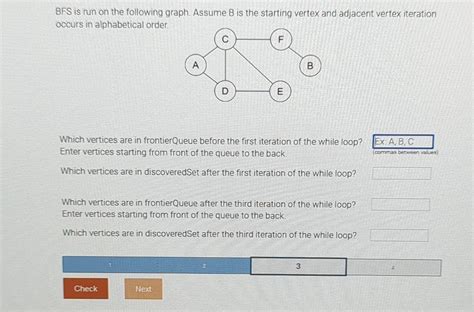 solved bfs is run on the following graph assume b is the