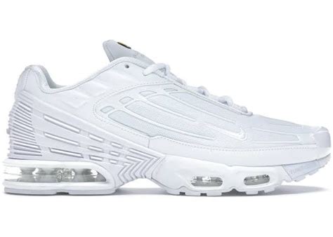 Nike Air Max Plus Tn Iii Mens Triple White Shoegrab