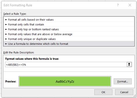 Conditional Formatting With Absolute Values Microsoft Qanda