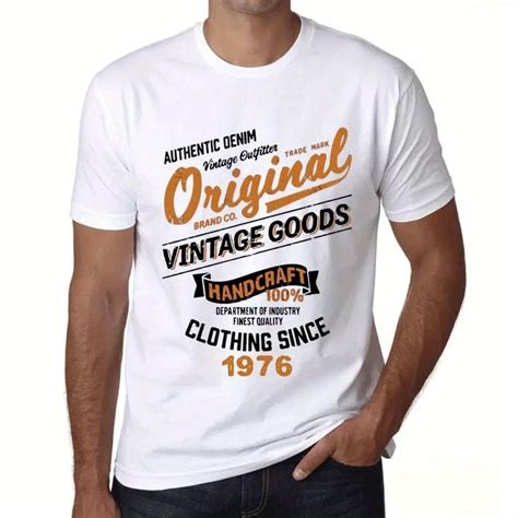 Mens Graphic T Shirt Original Vintage Clothing Since 1976 48th