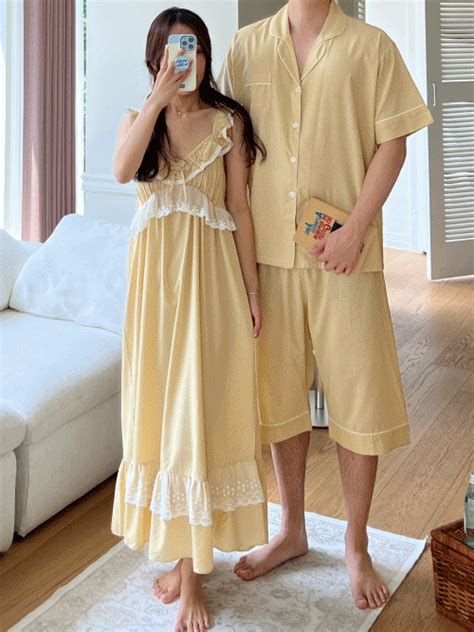 모달잠옷 신혼부부커플잠옷 공주잠옷 레이스파자마 에이블리