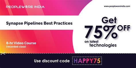 Synapse Pipelines Best Practices 8 Hour Video Course Recorded Class