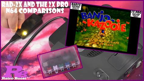 The Rad2x And The Retrotink 2x Pro N64 Comparisons Composite S