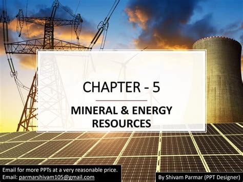 Chapter 5 Mineral And Energy Resources Geography Social Science
