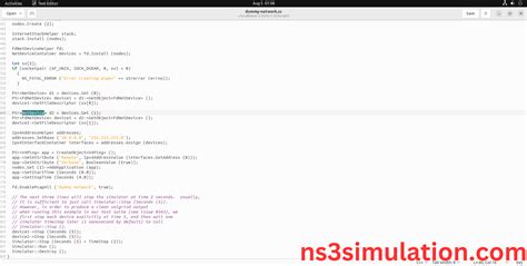 Importing Net Deviceh Ns3 Projects