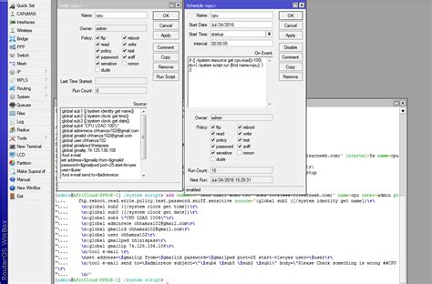 Mikrotik Send Email When Cpu Goes On 100 Mikrotik Tips And Tricks