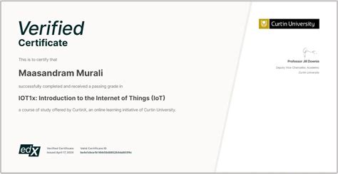 maasandram murali on linkedin iot ipr curtin technology edx