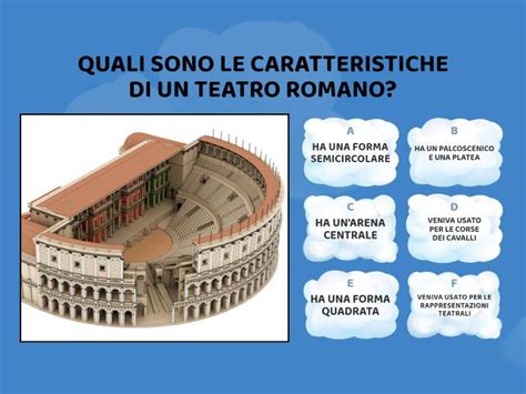 Le Differenze Tra Teatro E Anfiteatro Cuestionario