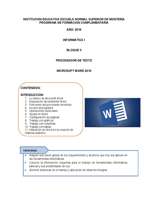 Modulo Excel Pdf