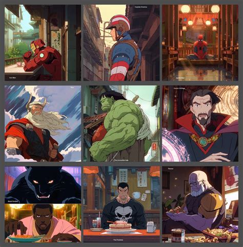 Marvel Ghibli 3 By Comicsandcoffee By Jk7 Fan On Deviantart