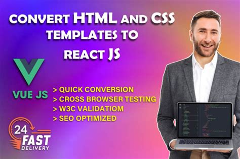 Convert Html And Css Templates To React Js By Dazzlewebs Fiverr