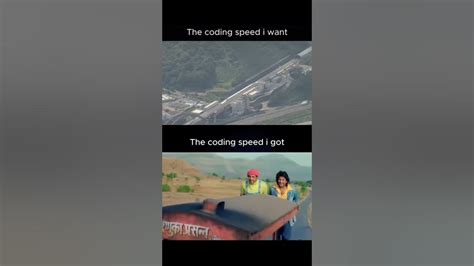 The Coding Speed I Want The Coding Speed I Got Shorts Funny Codingjokes Embetronicsrtos