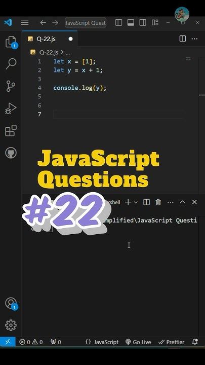 22 Javascript Questions Series Coding Webdevelopment