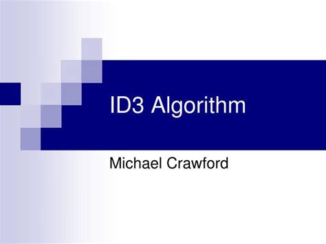 ppt id3 algorithm powerpoint presentation free download id 5603103