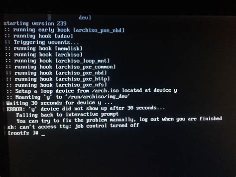 Question Archiso Grub Boot Waiting 30 Seconds For Device Y R