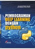 Pemrograman Deep Learning Dengan Python PDFCOFFEE