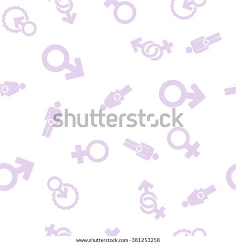 Sexual Symbols Seamless Vector Repeatable Pattern Stock Vector Royalty Free