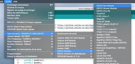 LOCODUINO Un programme pour régler facilement les servos moteurs avec un ESP32