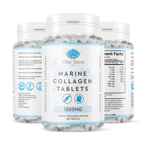 Marine Collagen Tablets Vital Store Uk