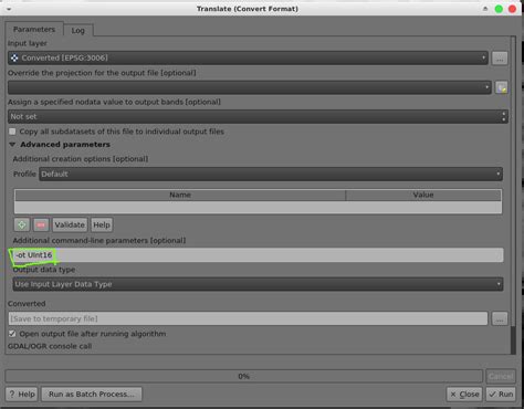 Raster Convert 32 Bit Image To 8 Bit Image In Qgis Geographic