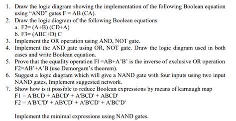 Solved Draw The Logic Diagram Showing The Implementation Chegg