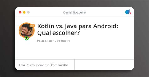Kotlin Vs Java Para Android Qual Escolher