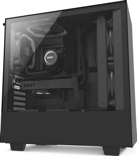 Nzxt H500 Atx Mid Tower Tempered Glass Window Compact Pc Gaming