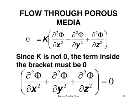 Ppt Flow Through Porous Media Powerpoint Presentation Free Download