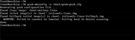 Arch Linux Install Setup Grub Cfg Rultr