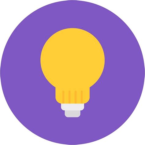Premium Vector Led Bulb Vector Illustration Style