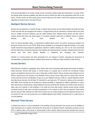 Basic Networking Tutorial PDF