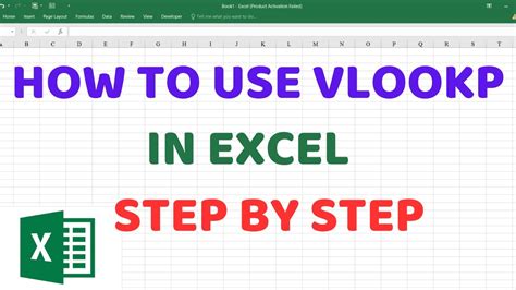 how to use vlookup function in excel excel vlookup tutorial youtube