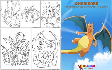 Charizard X And Y Coloring Page