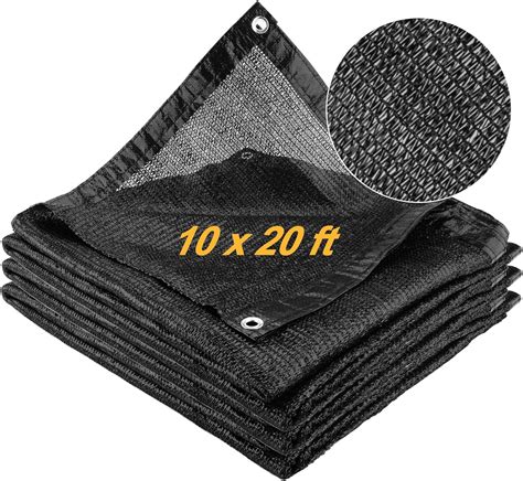 Sportyouth 70 Shade Cloth For Patio 10x20 Ft Mesh Tarp